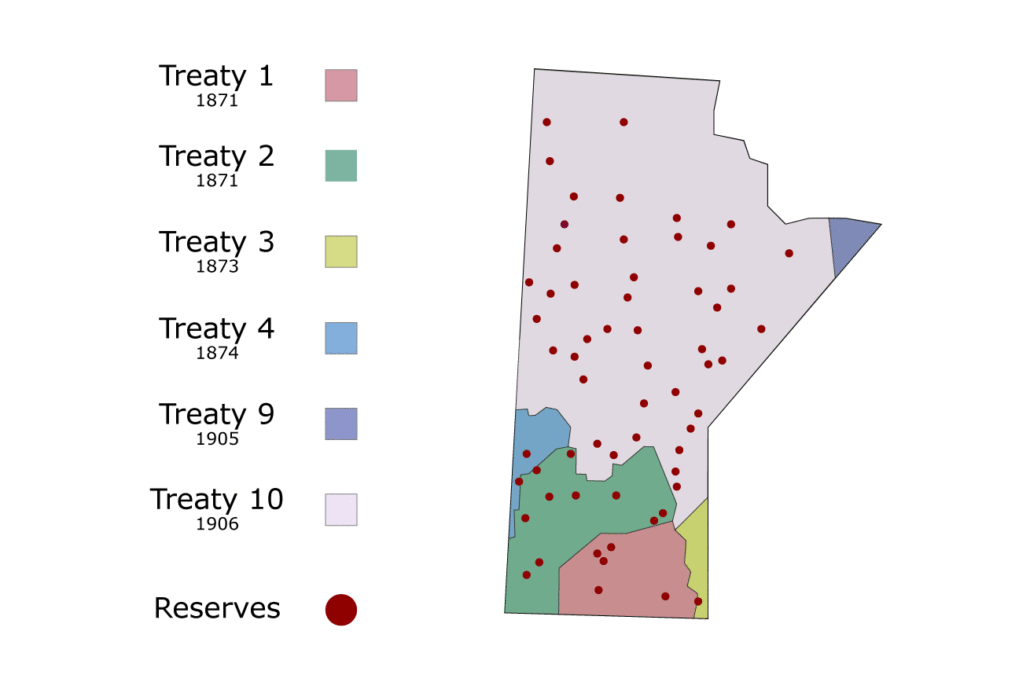 Manitoba Treaty Areas & Reserves - Indigenous Awareness Canada Online ...