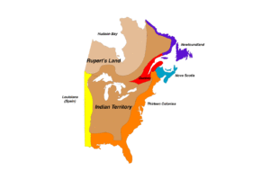 Royal Proclamation Map 1763 - Indigenous Awareness Canada Online Training
